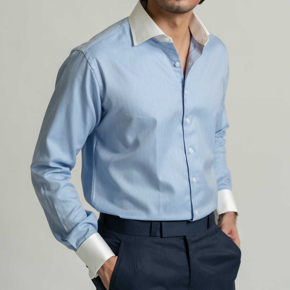 Contrast Collar Shirts – Brisk | Shirts, Jeans & More