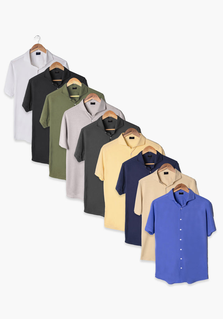 Men's Piqué Knit Custom Shirts – Brisk | Shirts, Jeans & More